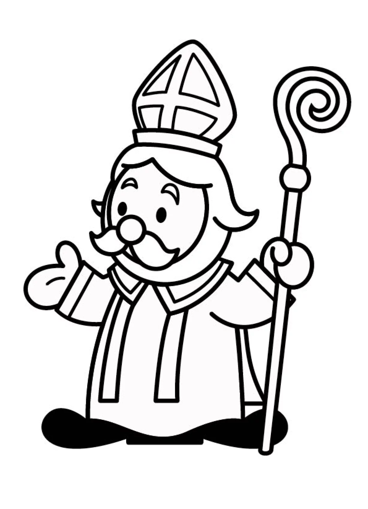 Bumba Kleurplaat - Sint - Fun - Studio 100