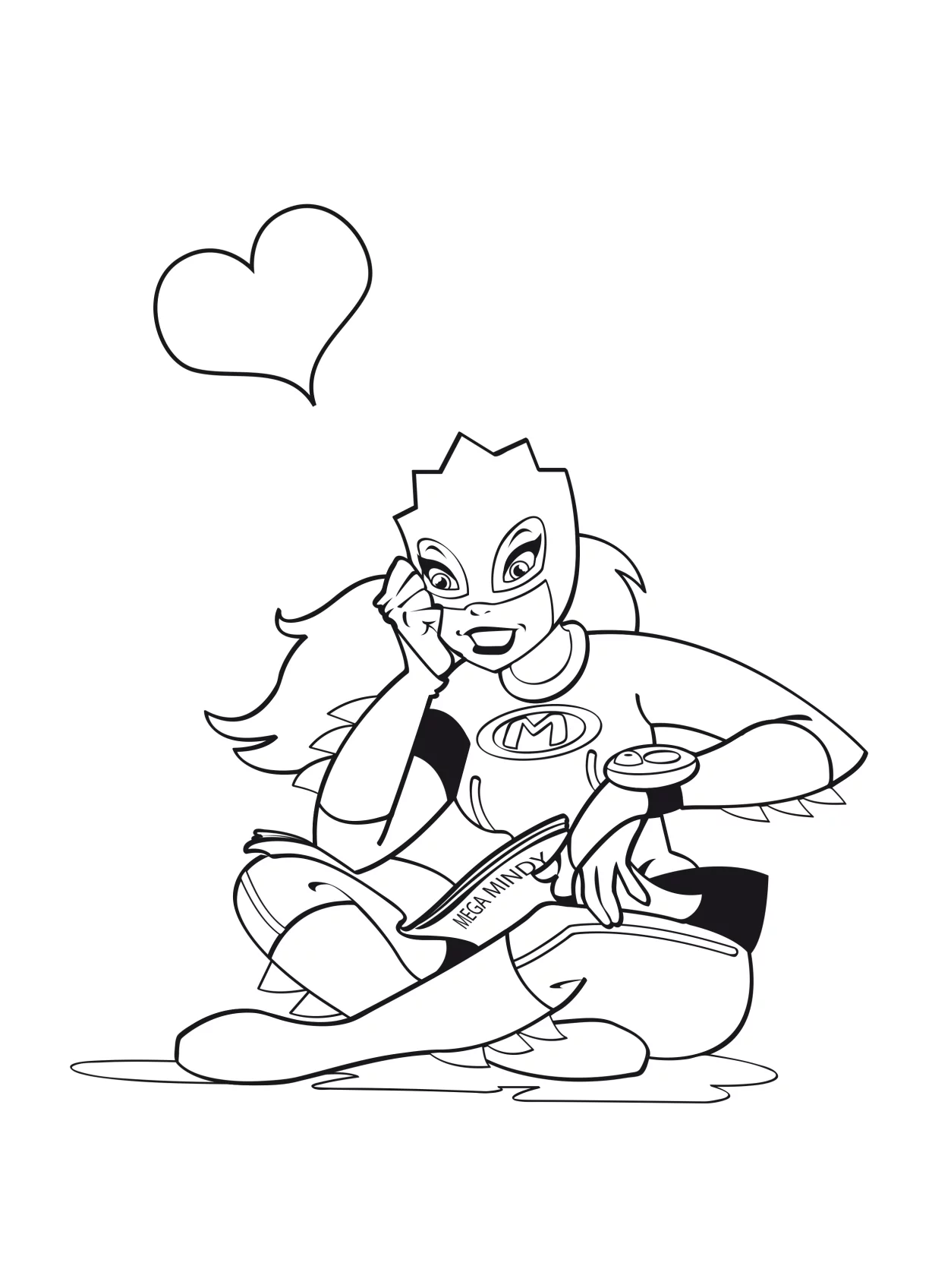Mega Mindy Kleurplaat 3 - Fun - Studio 100