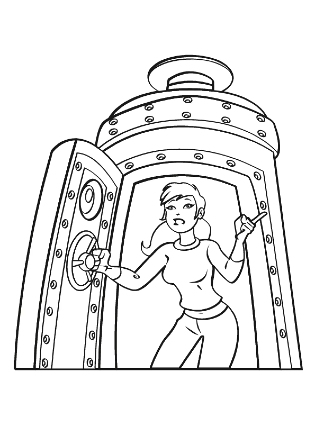 Kleurplaat Mega Mindy 9 - Fun - Studio 100